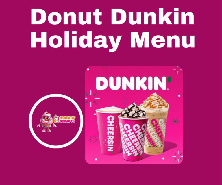 Dunkin Holiday Menu 2025 – Festive Flavors & Cozy Treats